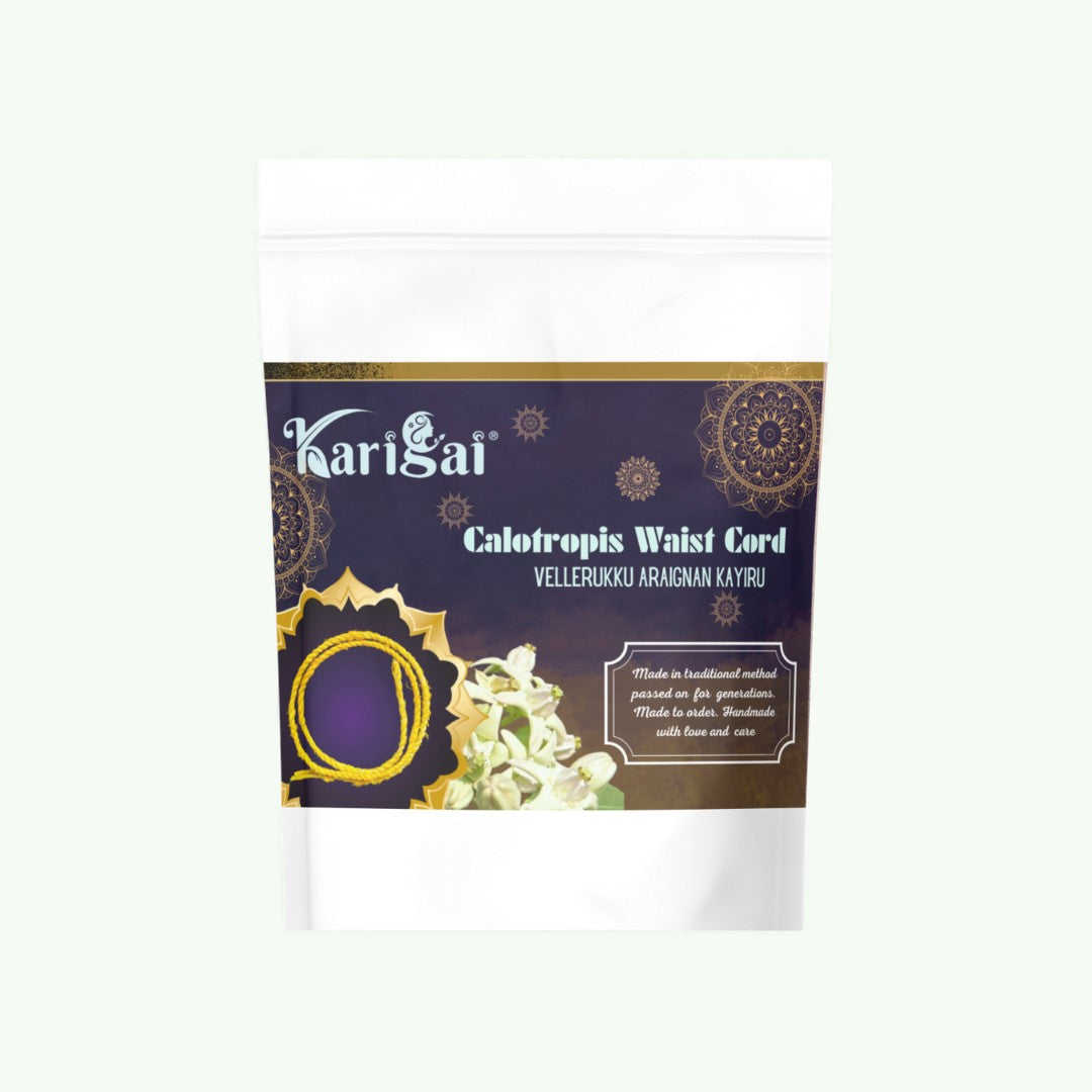 Karigai Handmade Calotropis Waist Cord | Vellerukku Araijan Kayiru