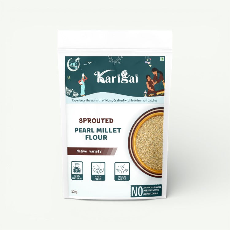 Sprouted Pearl Millet Flour (Native Kambu Flour) – Karigai